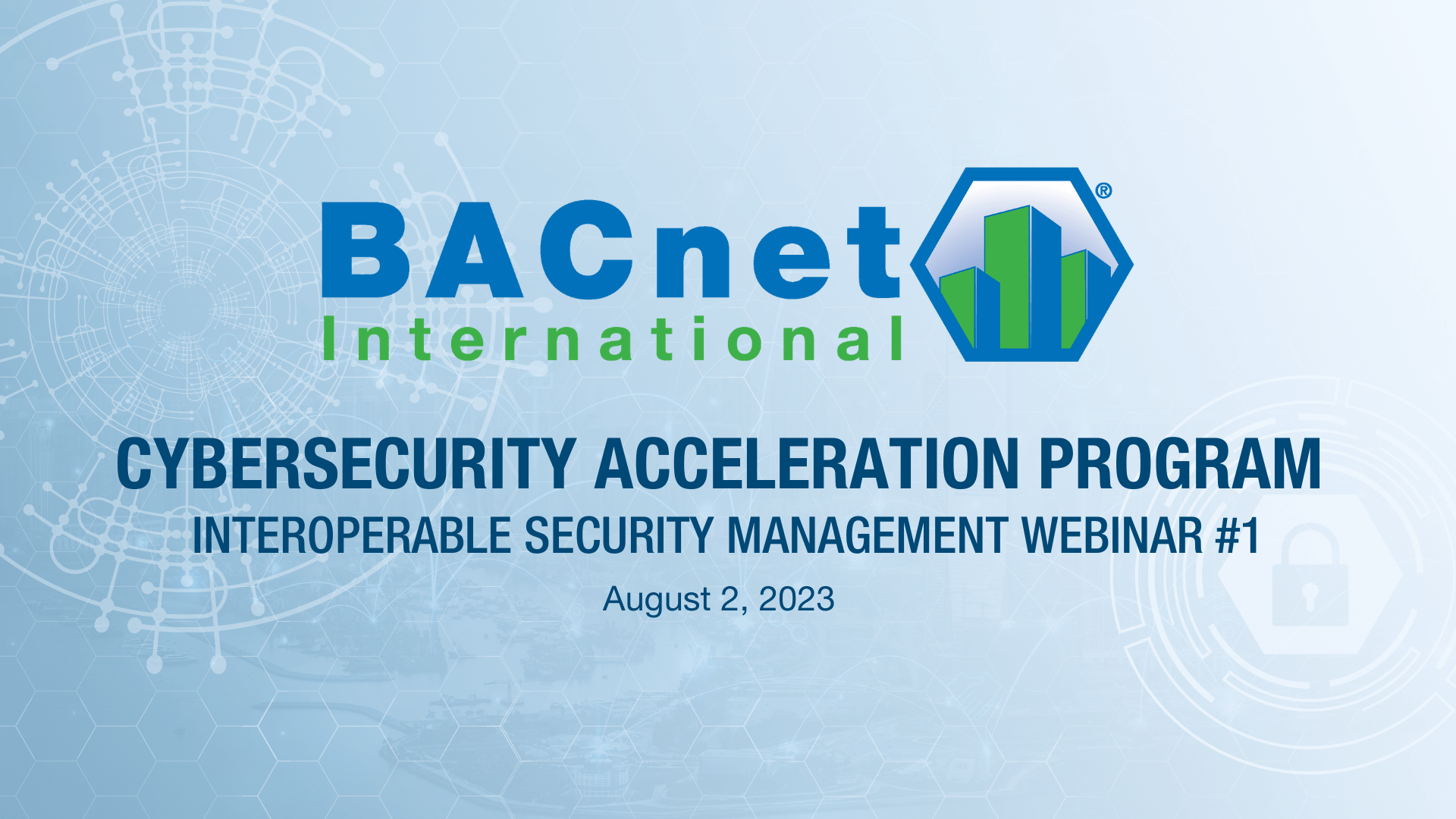 Cybersecurity – BACnet International
